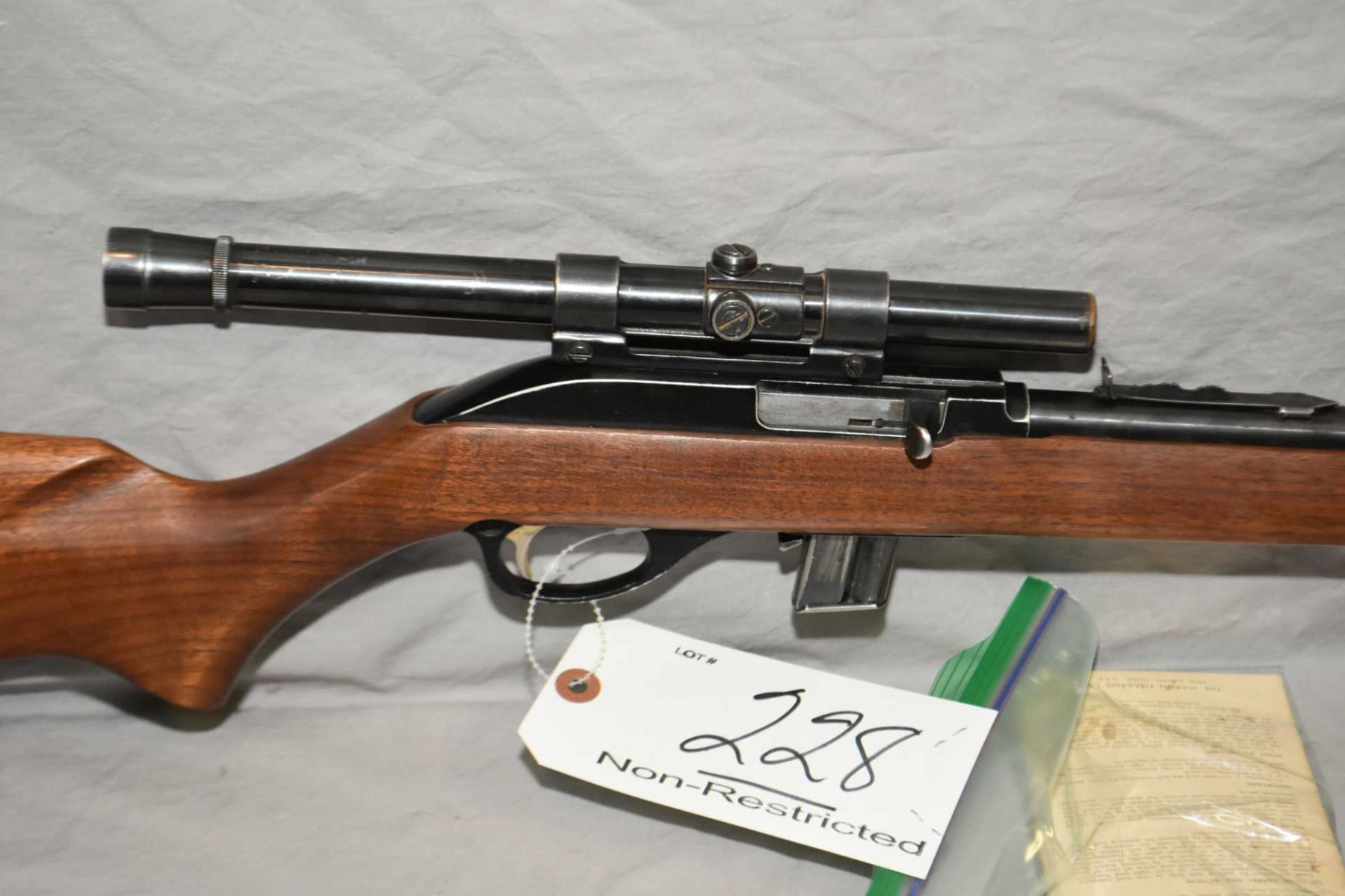 Marlin Model 989 22 LR Cal Mag Fed Semi Auto Rifle W 22 Bbl Blued marlin-model-989-22-lr-cal-mag-fed-semi-auto-rifle-w-22-bbl-blued