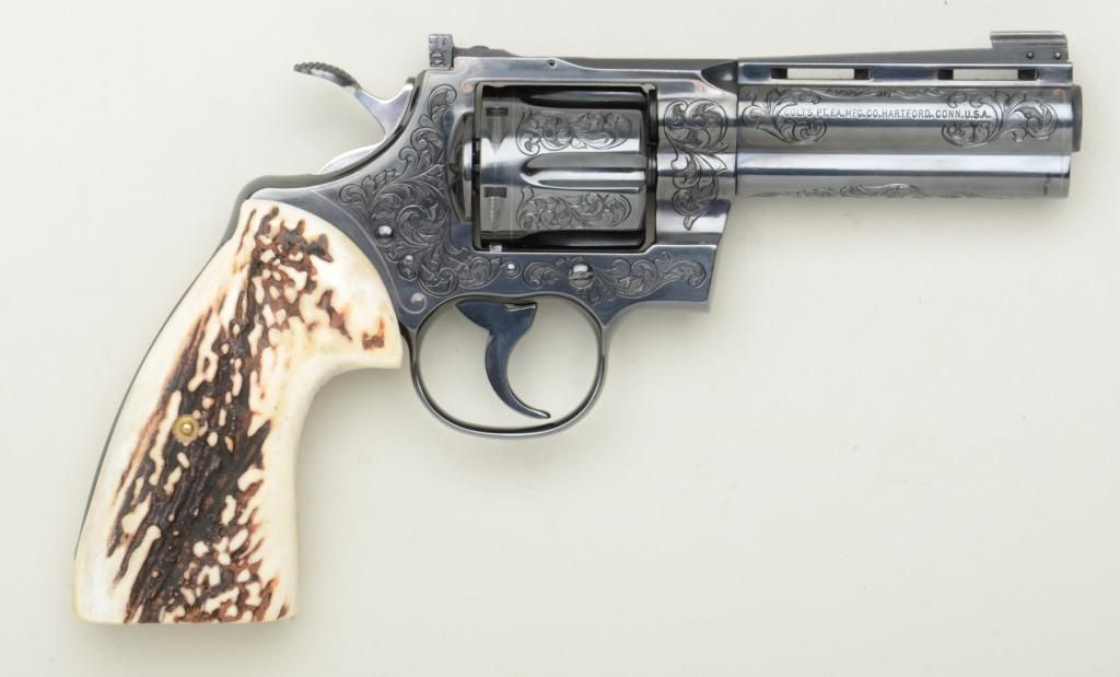 Colt Python .357 magnum 4"revolver , blue finish, shipped to Nelson ...