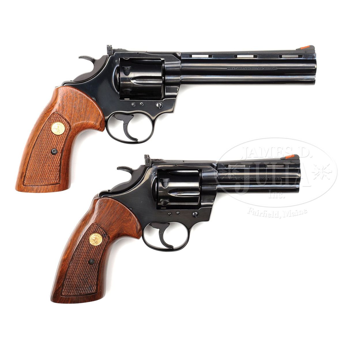 *CASED PAIR OF COLT BOA DA REVOLVERS.