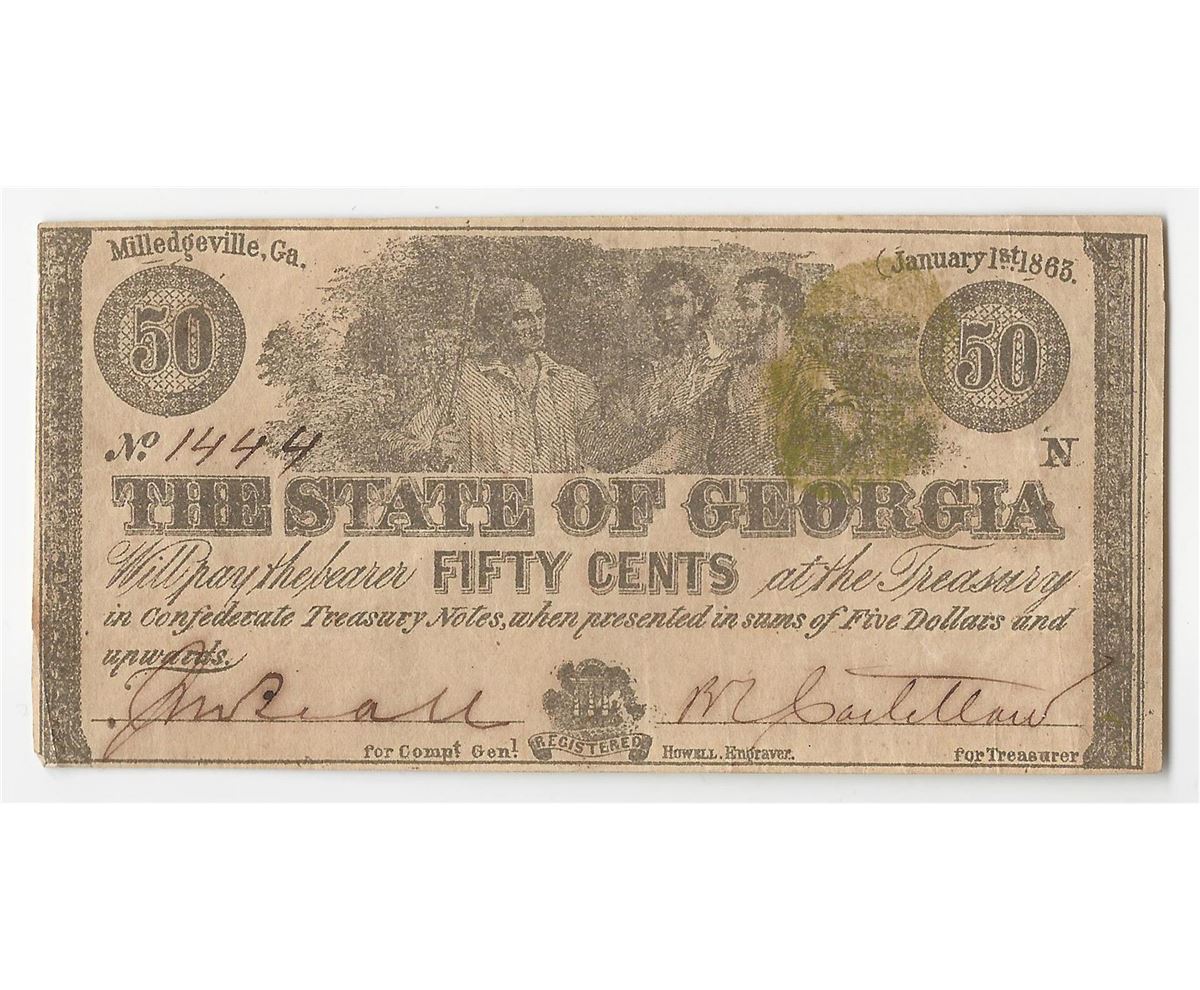 Georgia Confederate Paper Money
