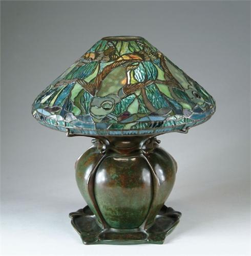 Vintage Tiffany Fish Lamps