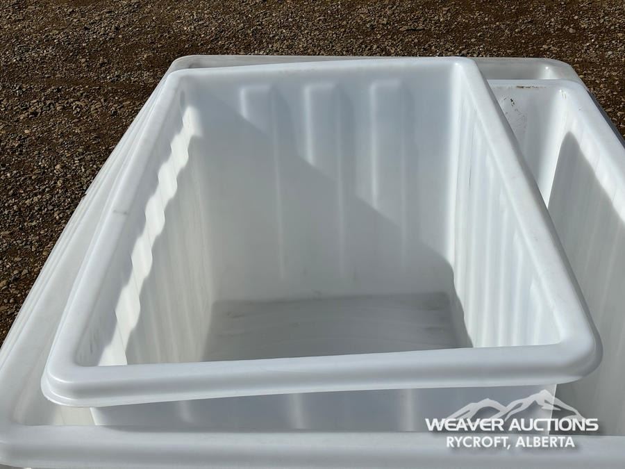 (3) POLY WATER TUBS - Weaver Bros. Auctions Ltd.